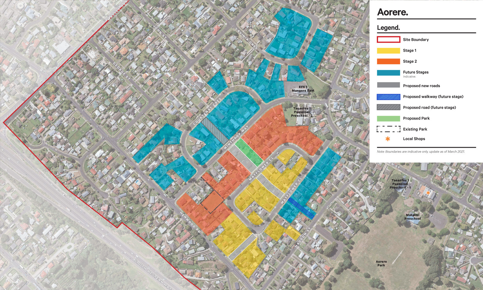 Aorere » Mangere Development